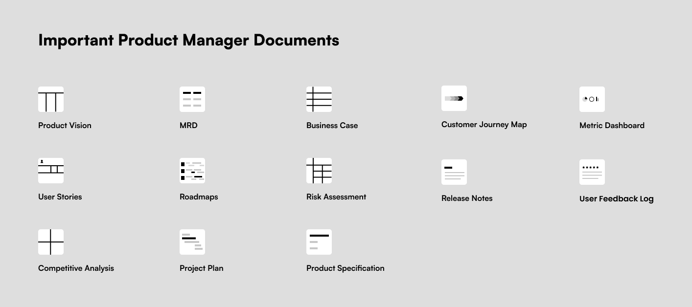 9 Must Have Product Management Documents