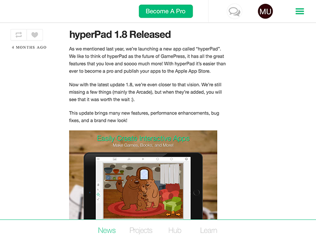 About hyperPad Home Screen | hyperPad blog