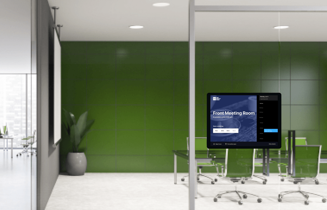 Digital Meeting Room Signage: A Pillar of the Modern Office | Robin