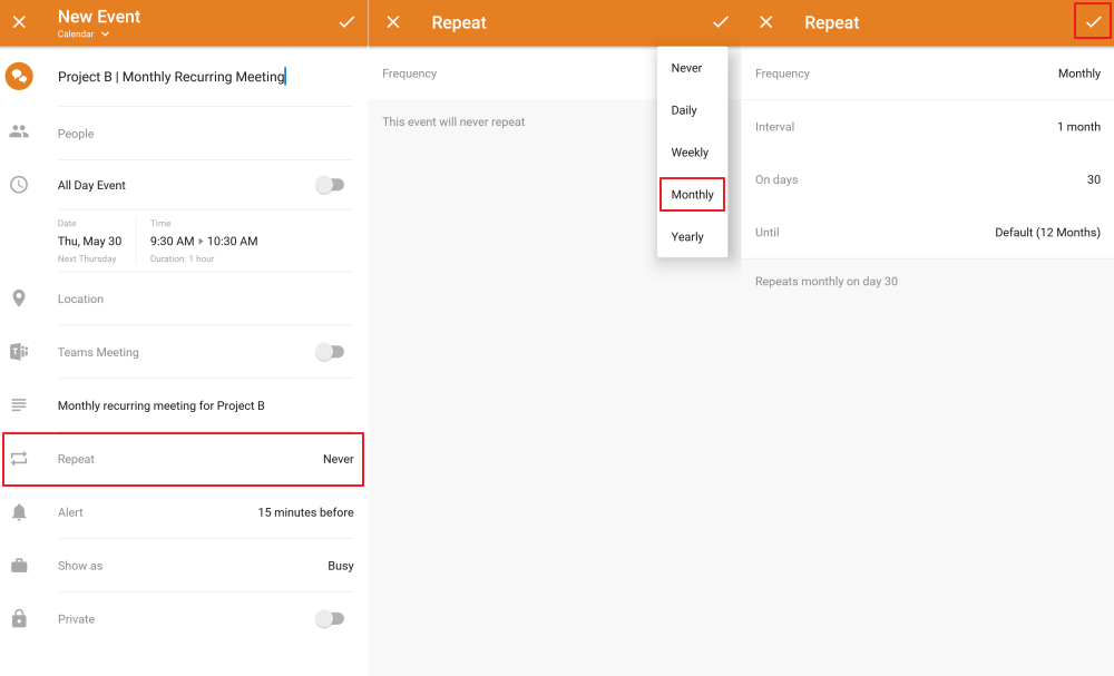 How to schedule recurring meetings in Outlook | Robin