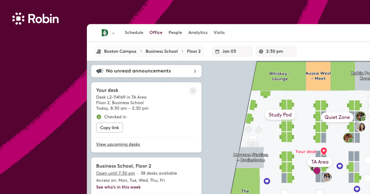 Higher Ed Platform Tour | Robin
