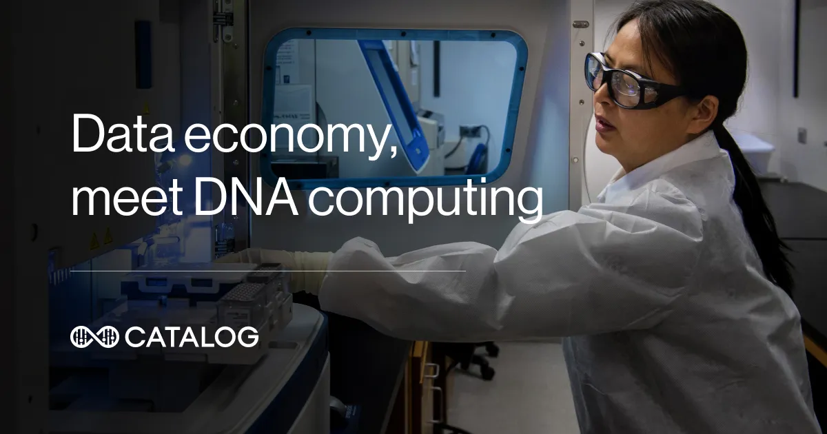 Data economy meets DNA Computing - Catalog