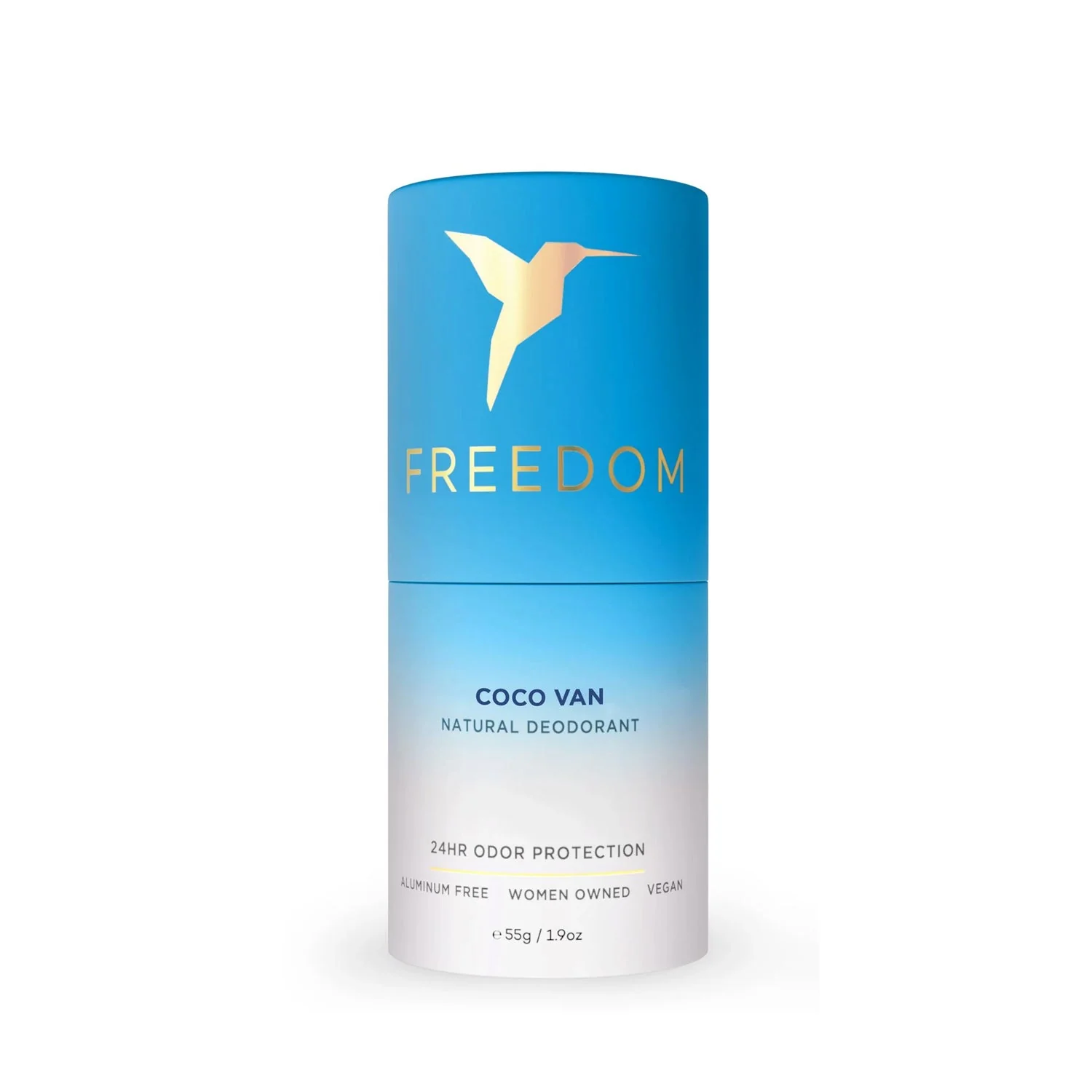 Freedom Coco-van deodorant at Renata's Organic Skincare
