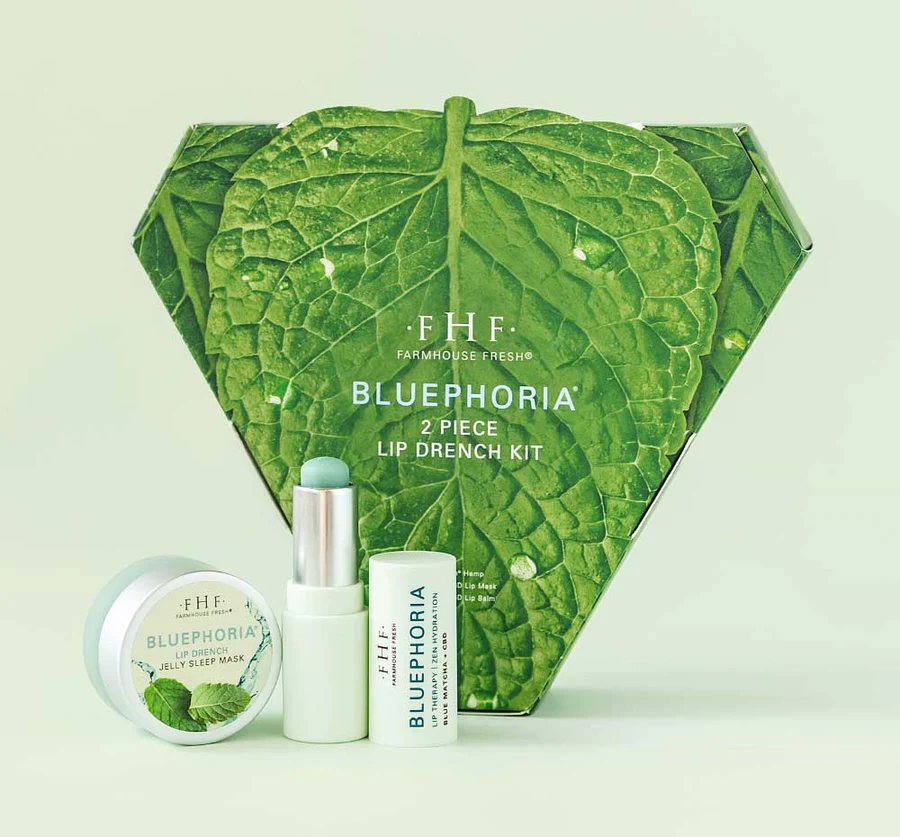 FarmHouse Fresh Bluephoria 2 Piece Lip Drench Kit at Renata's Organic ...