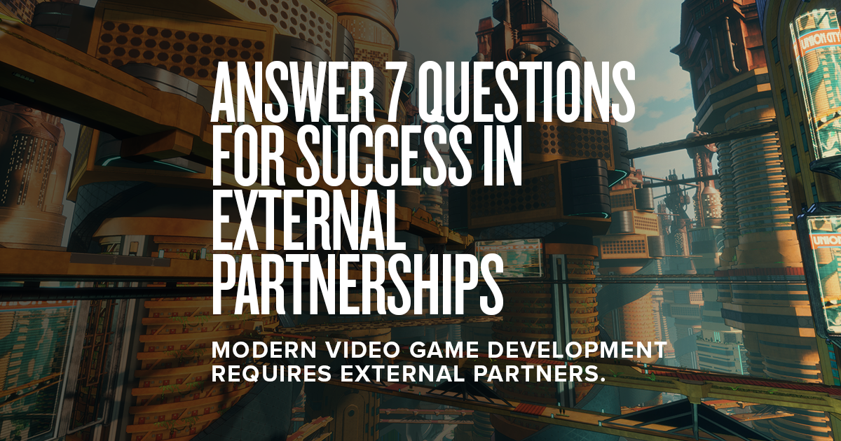 Answer 7 Questions for Success in External Partnerships