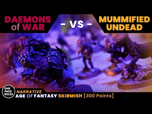 OPR News | Daemon Hunters - Narrative AGE OF FANTASY: Skirmish [300 ...