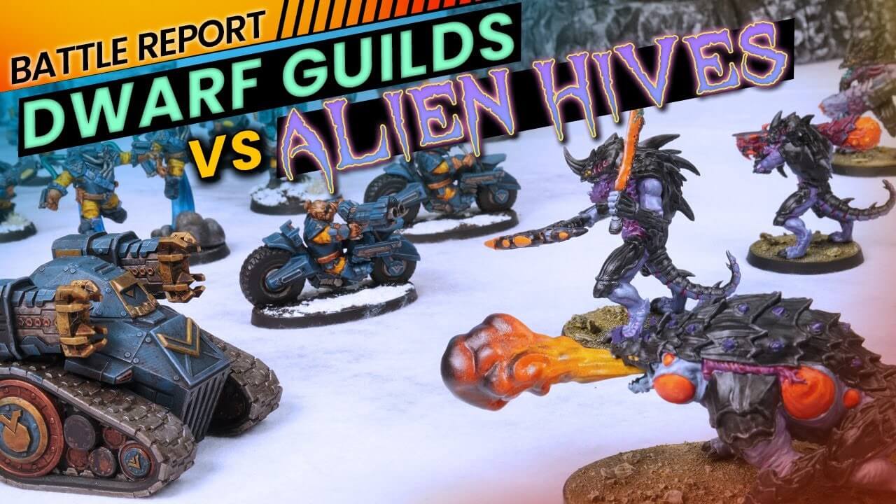 OPR News | On Thin Ice - Dwarf Guilds vs Alien Hives (2,000pts ...