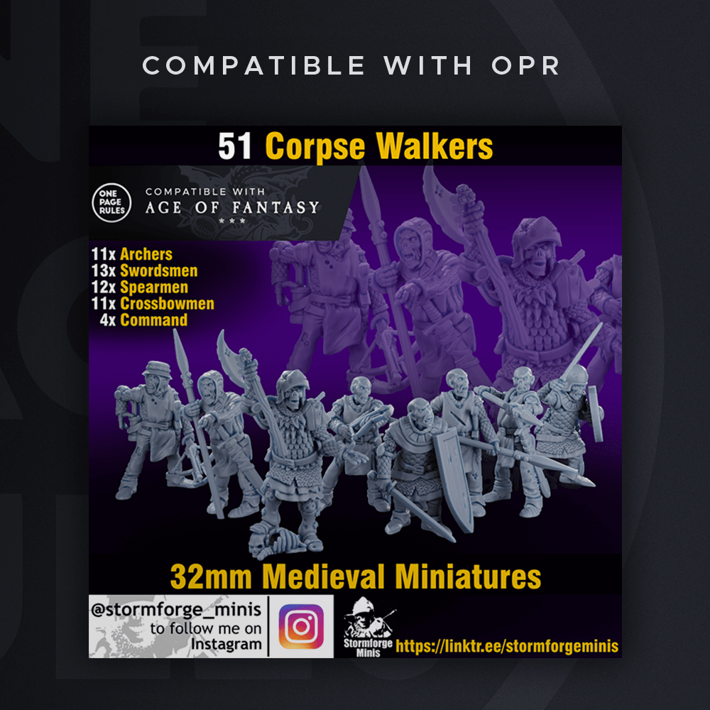 OPR News | Stormforge Minis - Now compatible with OPR: Oct 25, 2023