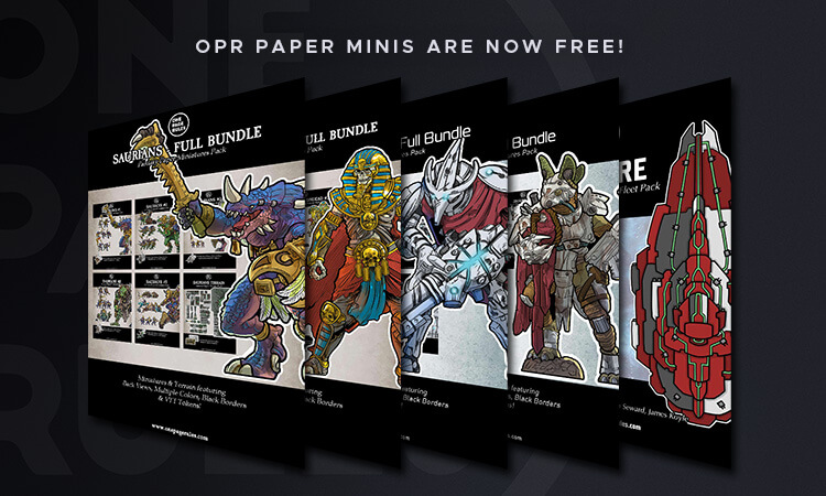 OPR News | OPR Paper Minis are Now Free!: Jan 19, 2024