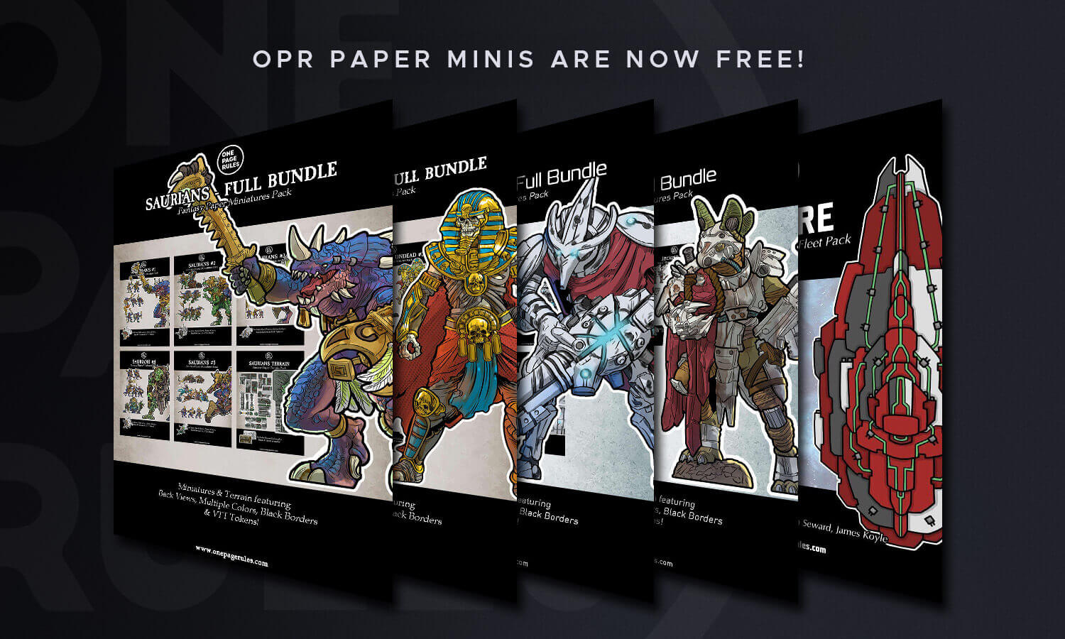 OPR News | OPR Paper Minis are Now Free!: Jan 19, 2024