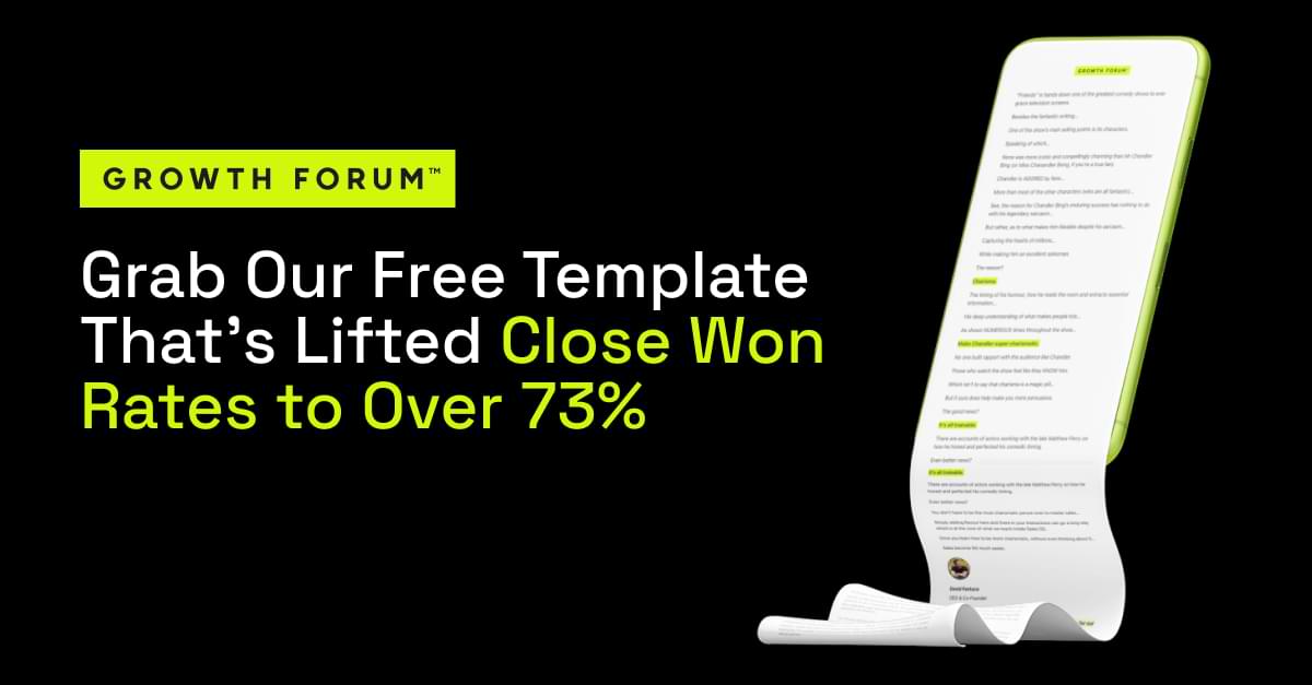 'How To Sell' Newsletter by Growth Forum