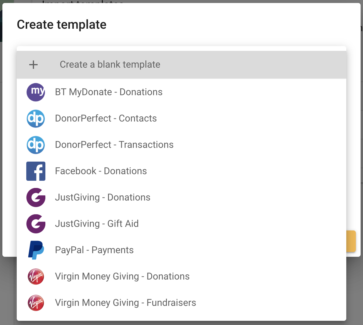 Introducing: Import and export templates