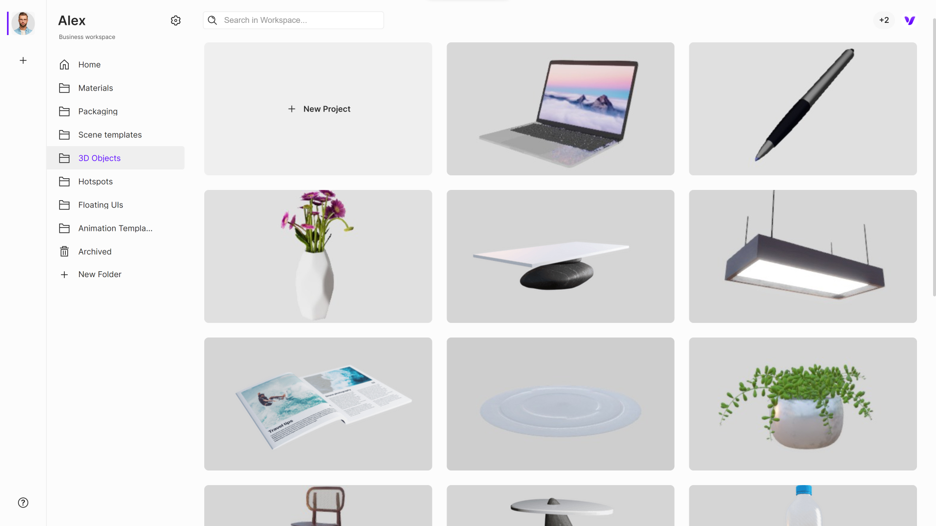 Vectary | Organize 3D assets and libraries for maximum efficiency