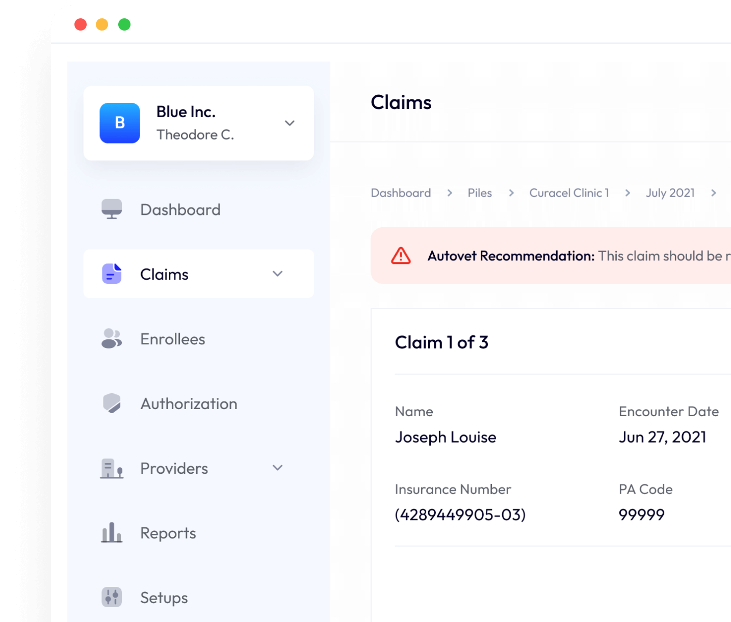 Product/Health Claims Detection