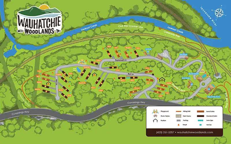 Wauhatchie Woodlands - Chattanooga Tiny Cabin Rentals