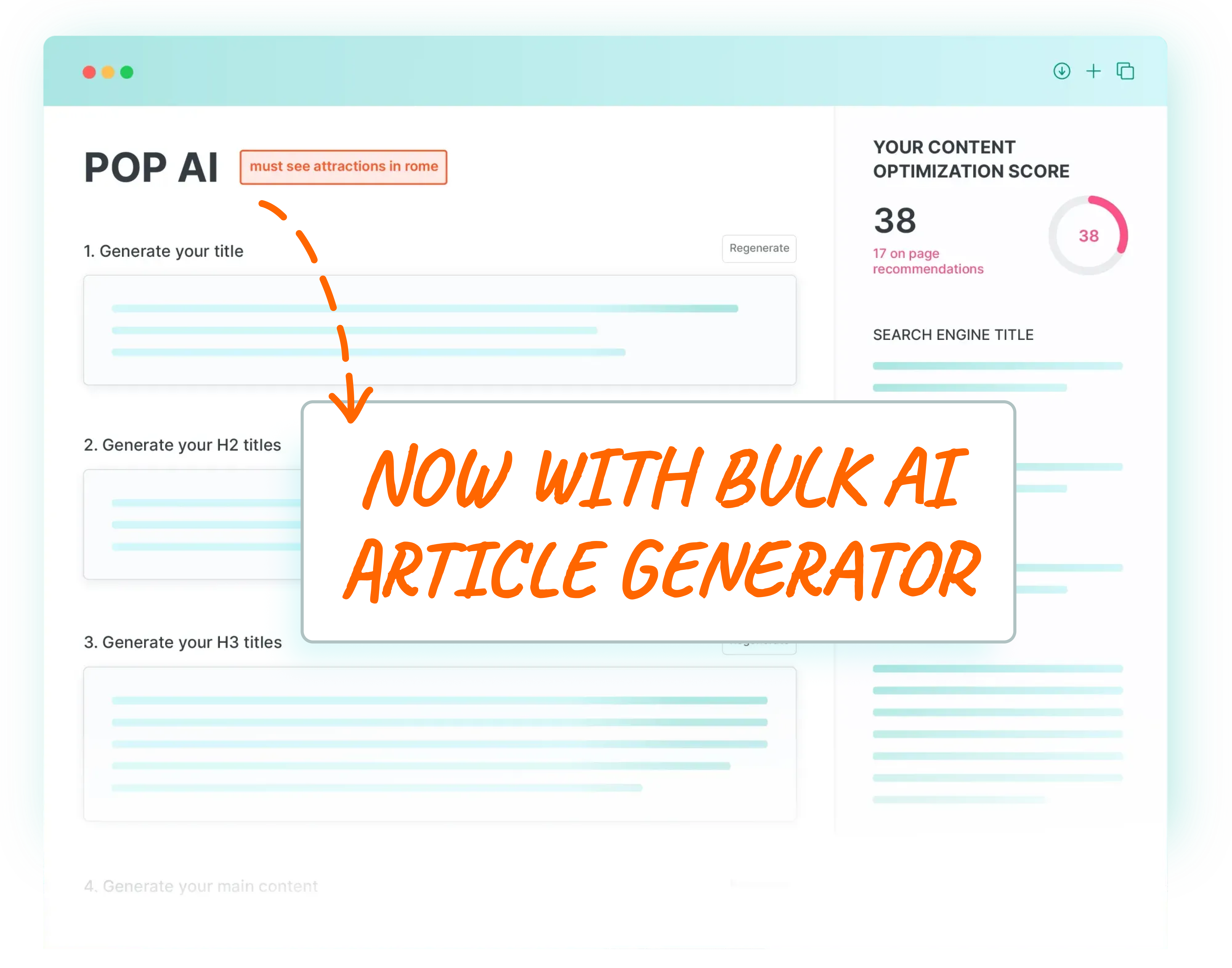 POP: On-Page SEO & Content Optimization Tool Suite