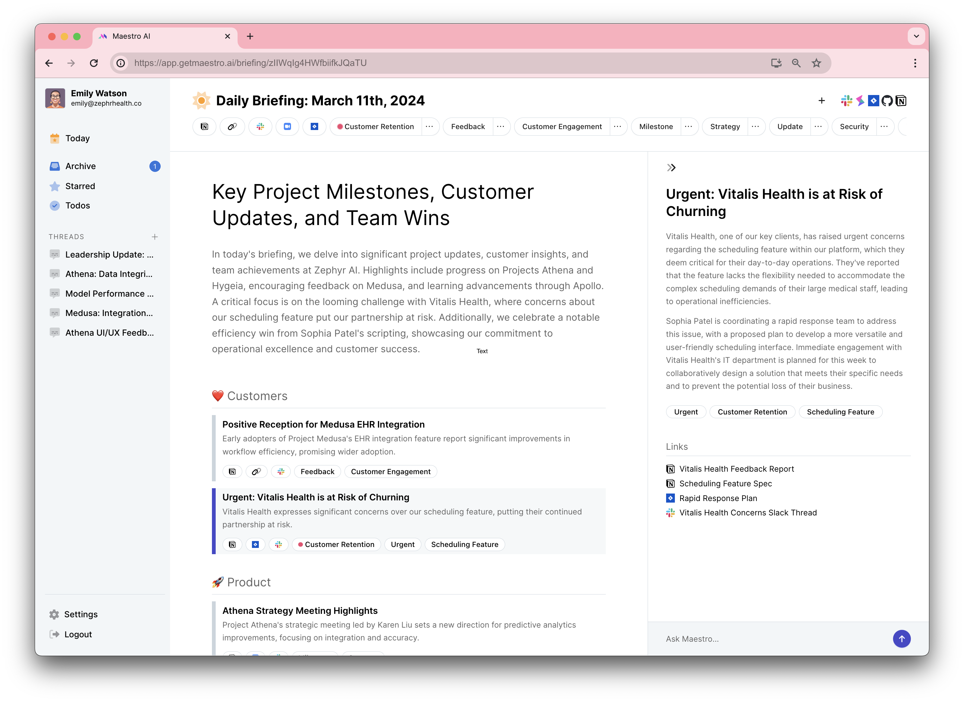 Maestro AI - Automated Engineering Management