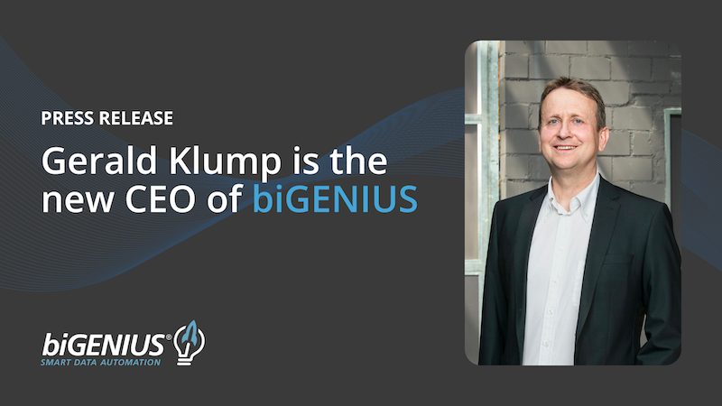 Gerald Klump is the new CEO of biGENIUS | biGENIUS Blog