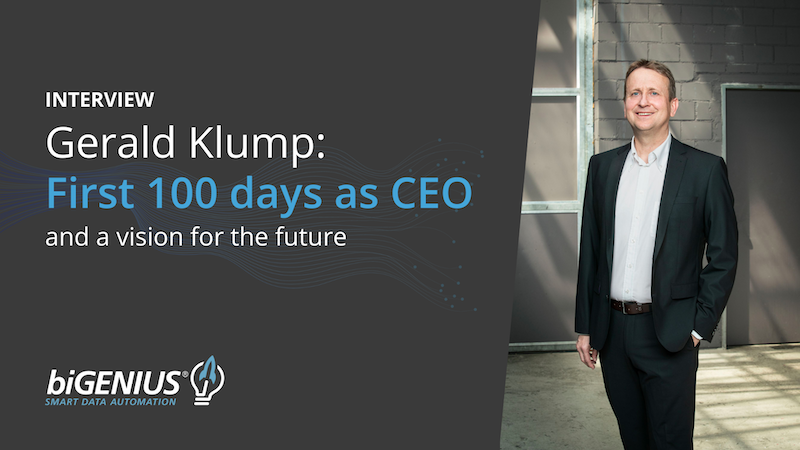 An interview with Gerald Klump: First 100 days as CEO | biGENIUS Blog