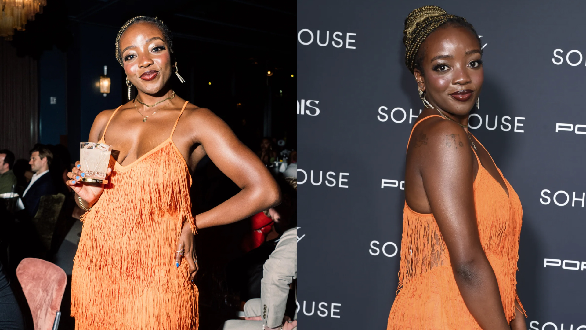 Soho House Awards Versus producer, Saidah Belo-Osagie, with the ...