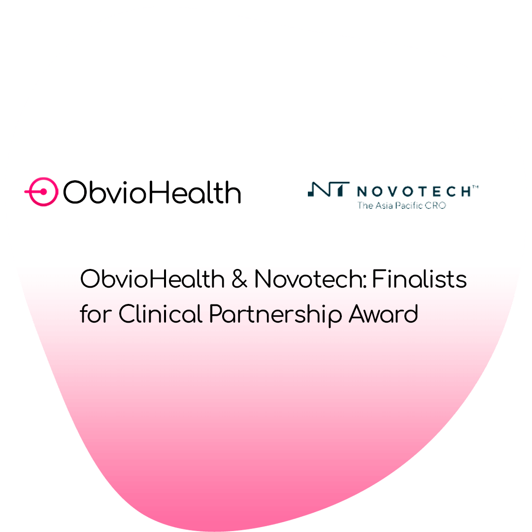 ObvioHealth & Novotech: Finalists for Clinical Partnership Award