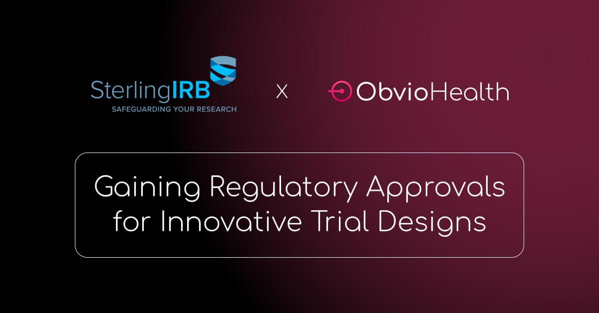 ObvioHealth and Sterling IRB Partner to Accelerate Access to Clinical ...