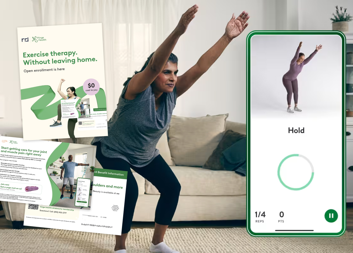 For Enrollment Campaigns, Hinge Health Signs Up for Automated Direct Mail