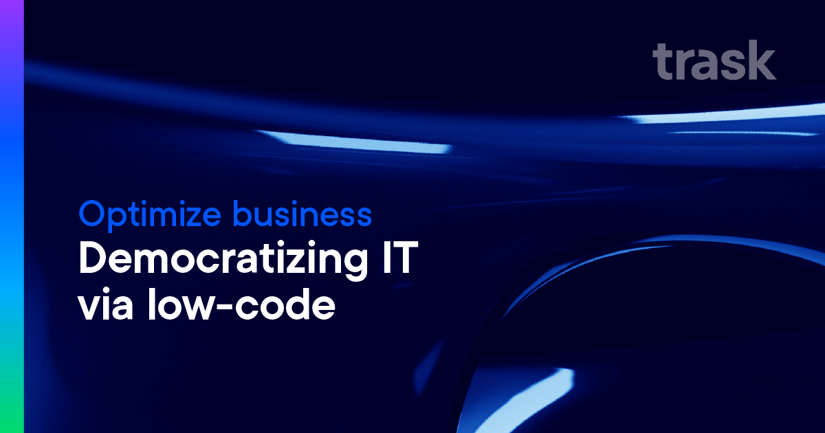 Democratizing IT via low-code