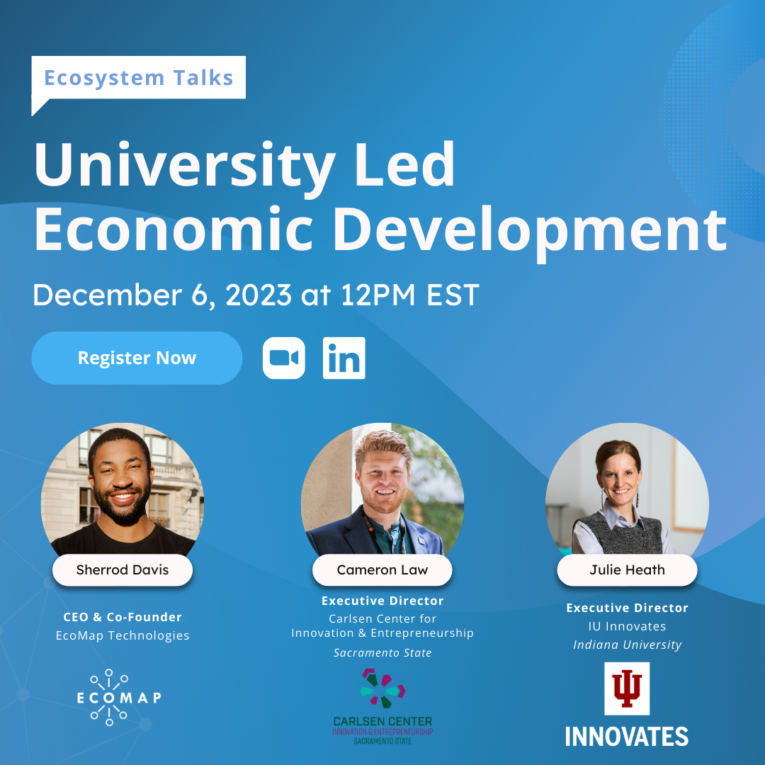Ecosystem Talks: University Led Economic Development | The EcoMap Tech Blog