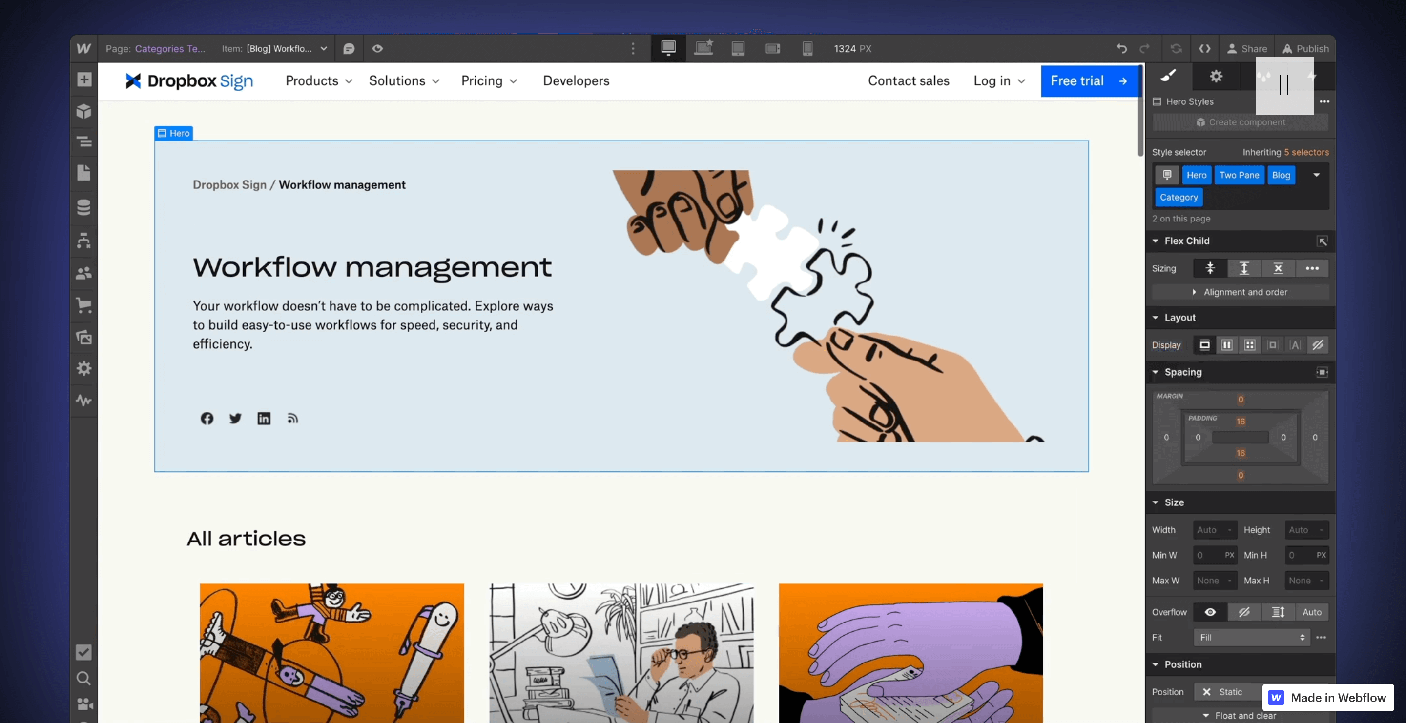 Webflow Development: Crafting Dynamic Websites with Ease