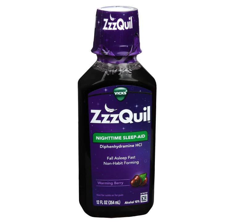 Vicks® ZzzQuil™ Nighttime Sleep-Aid Liquid Warming Berry