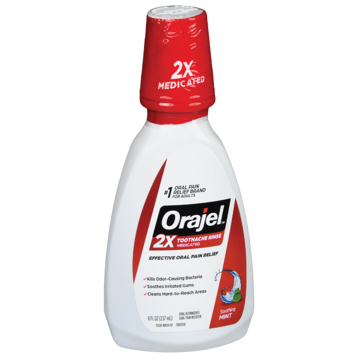 Orajel™ 2X Toothache Rinse (Soothing Mint)