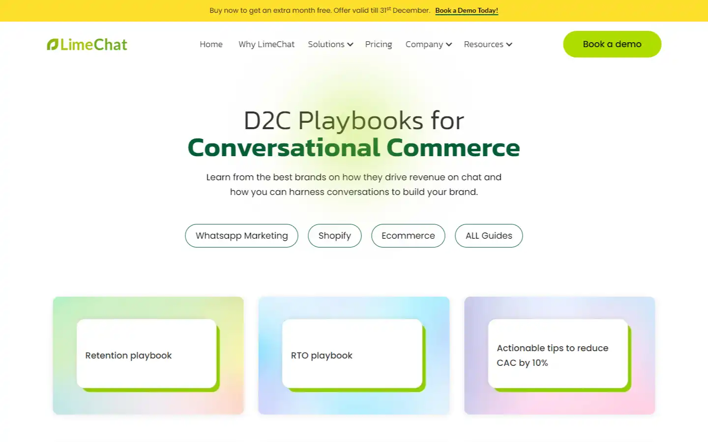 Ebooks on Conversational Commerce | LimeChat
