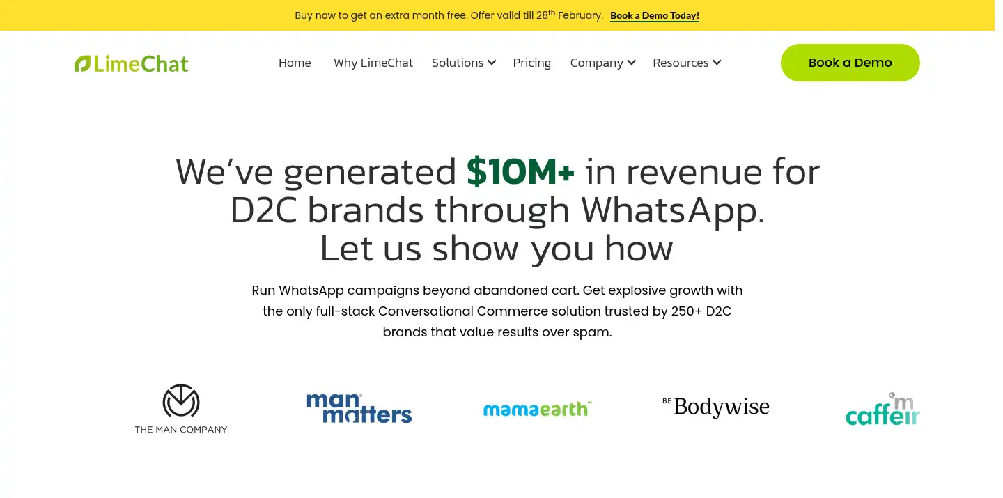 LimeChat | Best WhatsApp Business API solution provider