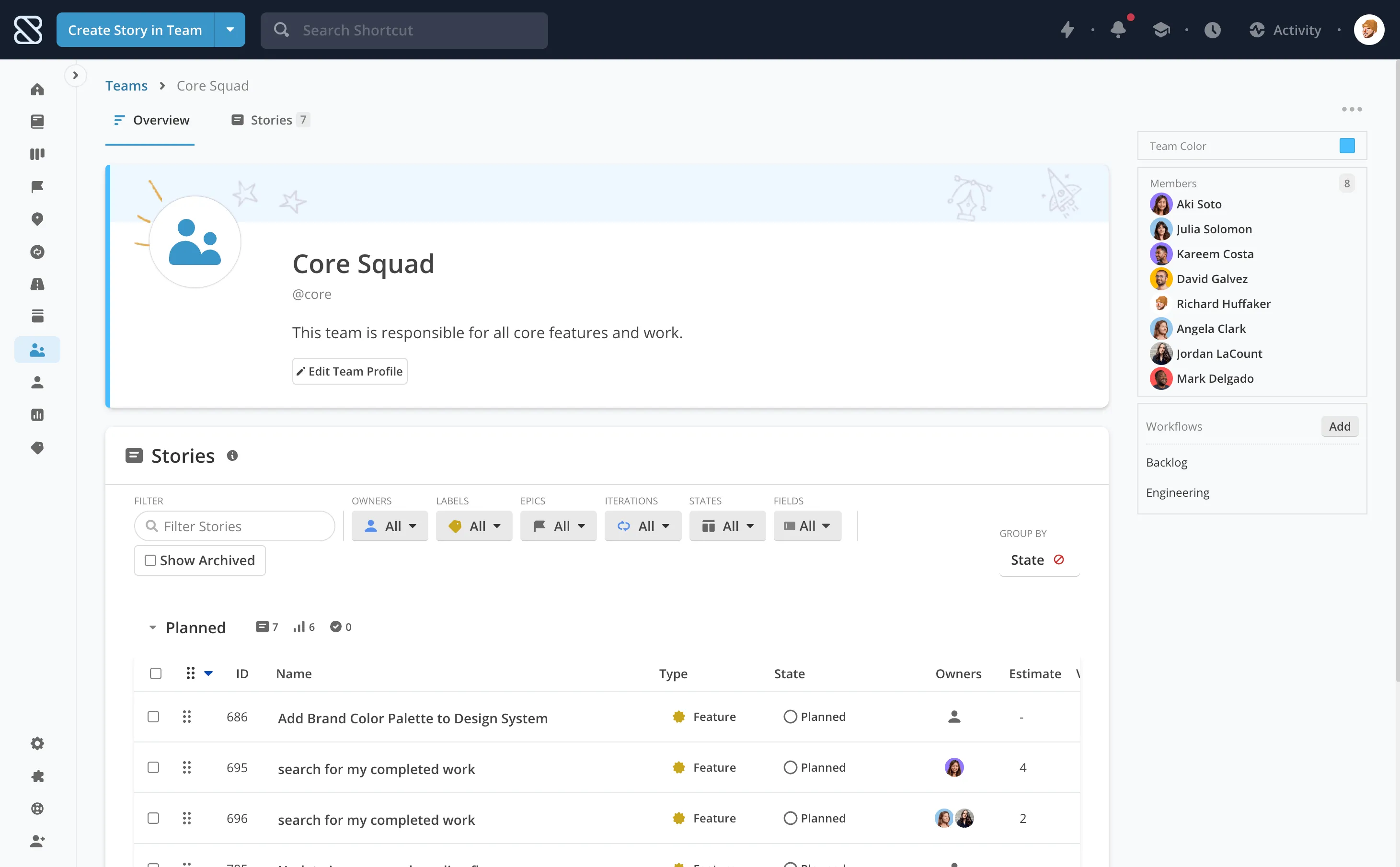 Shortcut Teams - Shortcut