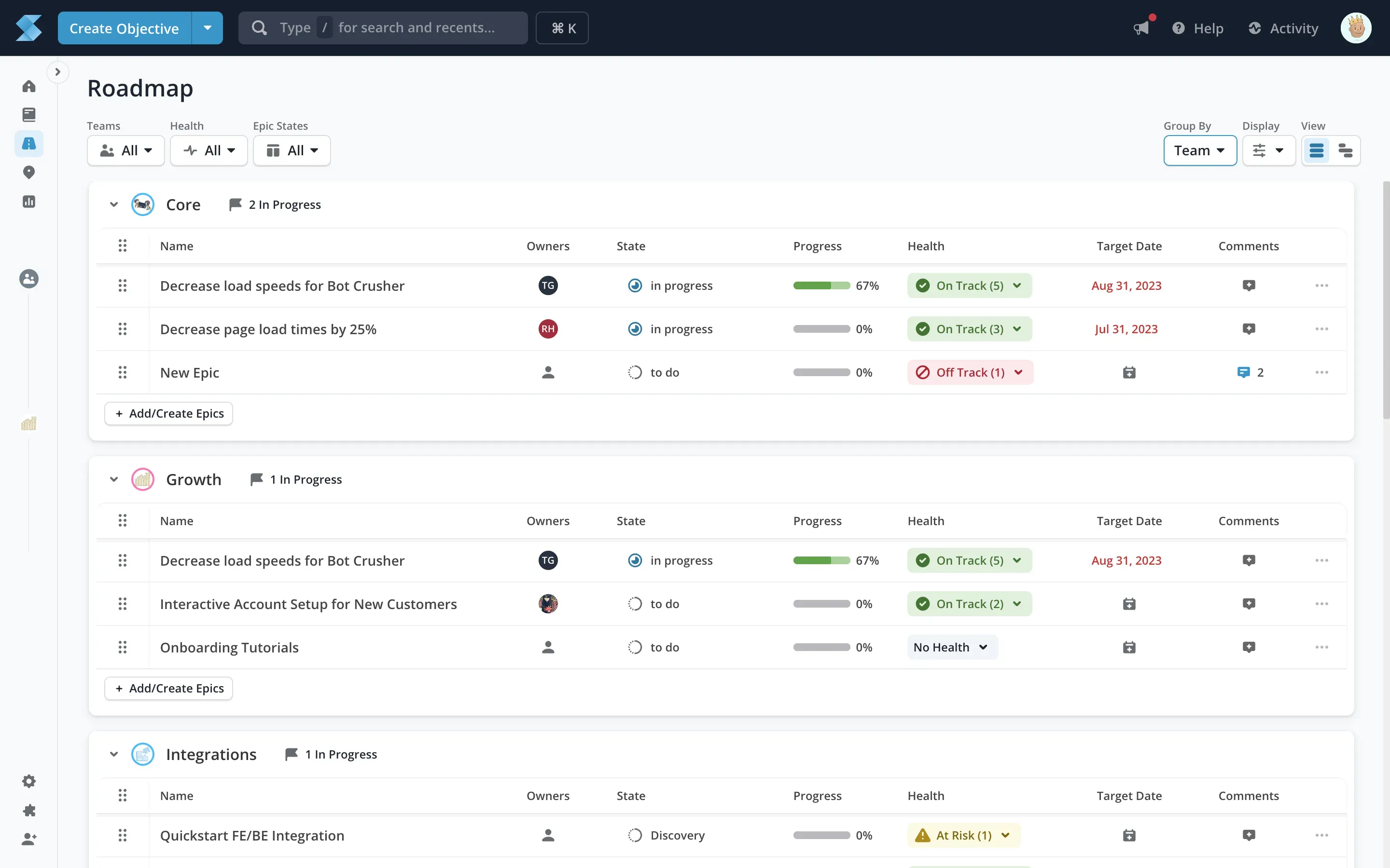 Shortcut Roadmap - Shortcut