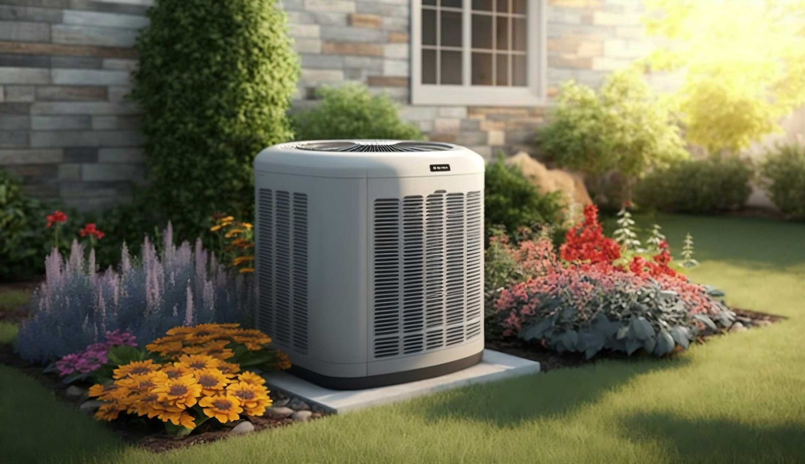 How to Maintain Flower Beds Around Your AC Unit
