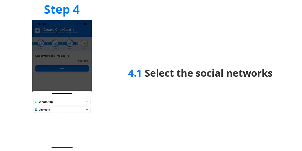 How to create free digital business card - ClickCard