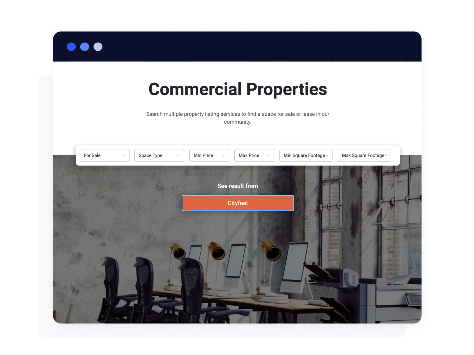 Search Commercial Properties | Localintel