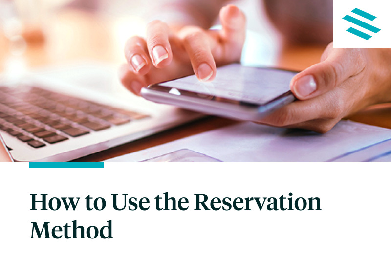 How to Use the Reservation Method - SyndicationPro