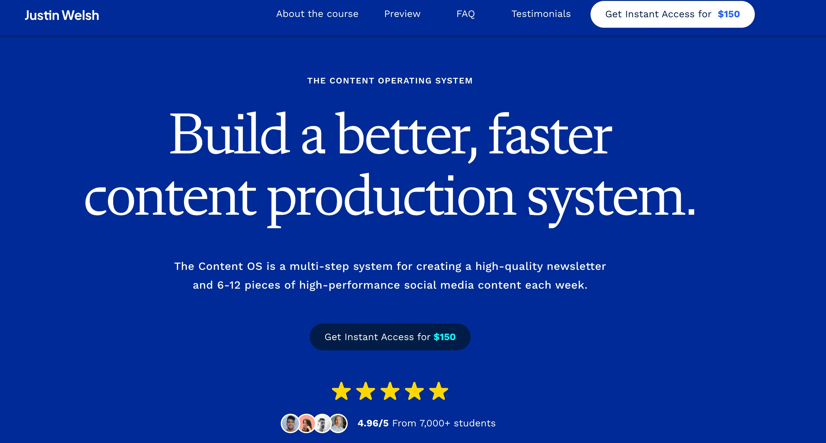 How Justin Welsh Built a $5M Education Business