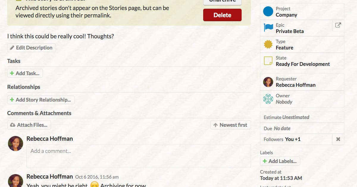Archiving in Shortcut explained | Shortcut Blog