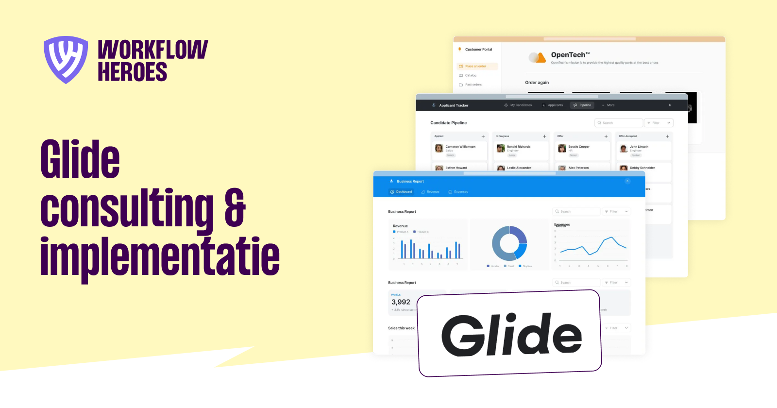 Glide Apps ontwikkeling - Workflow Heroes