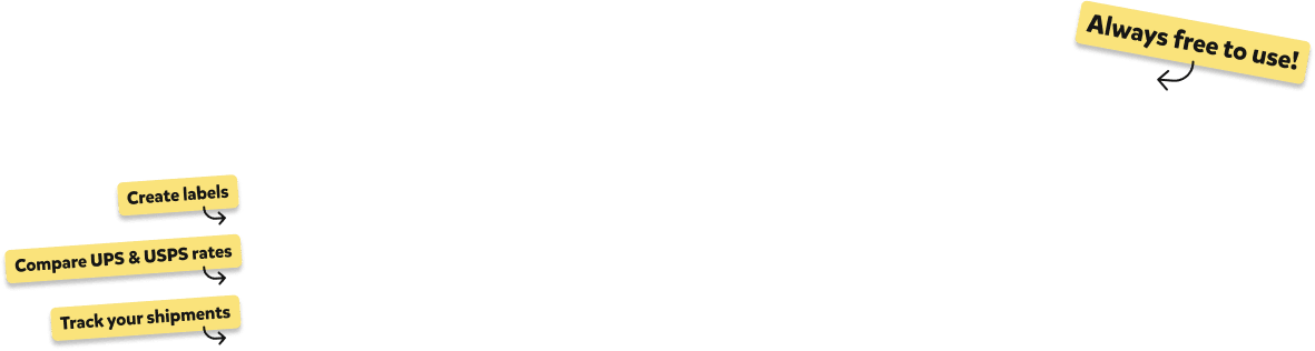 Free UPS and USPS shipping software | Pirate Ship