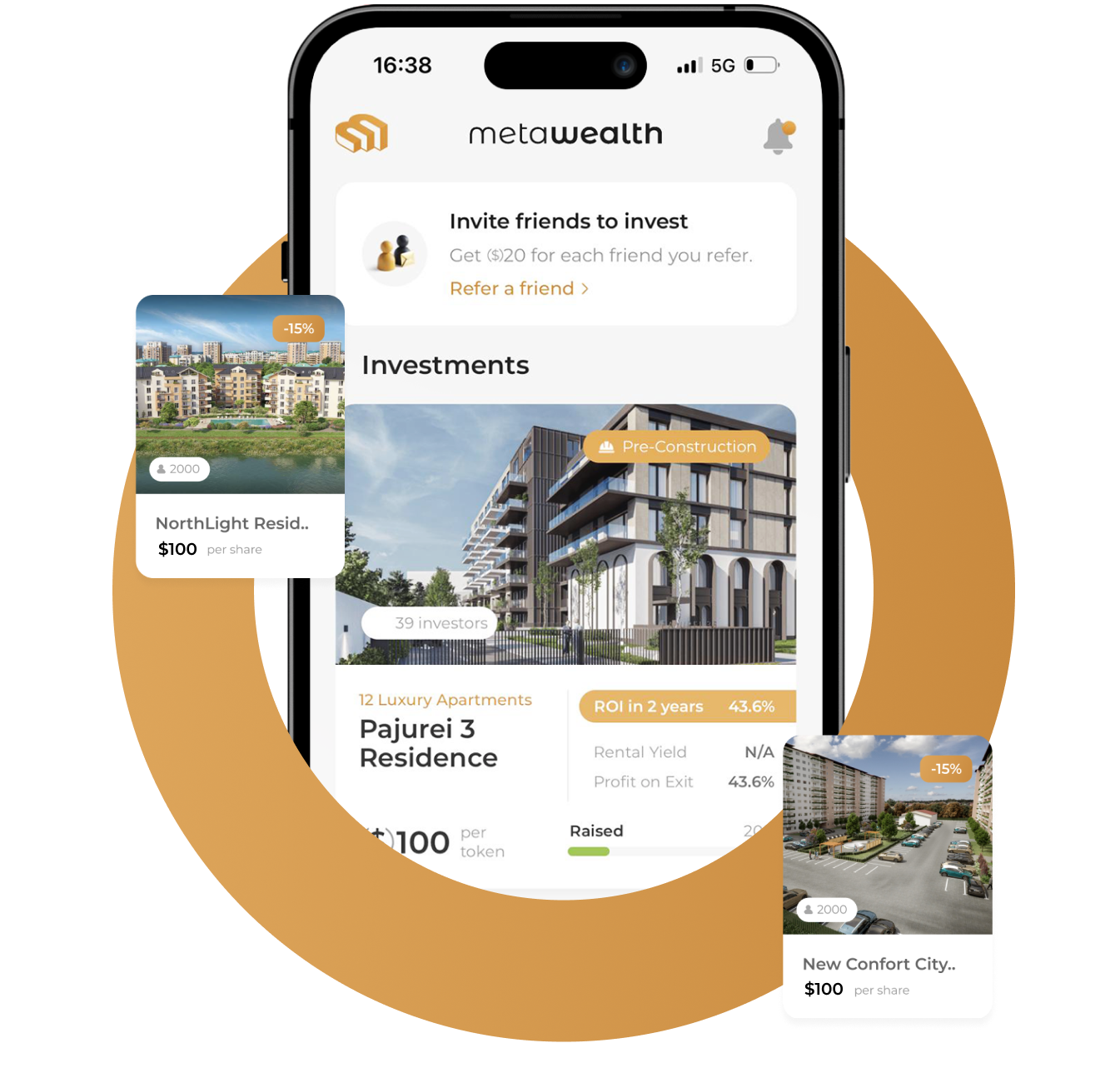 MetaWealth - Fractional Real Estate Investing Platform