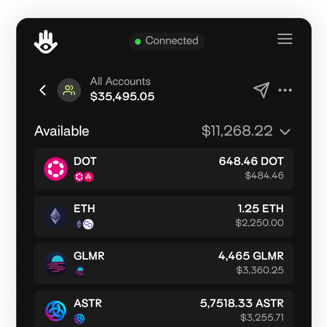 Talisman - A Polkadot and Ethereum wallet