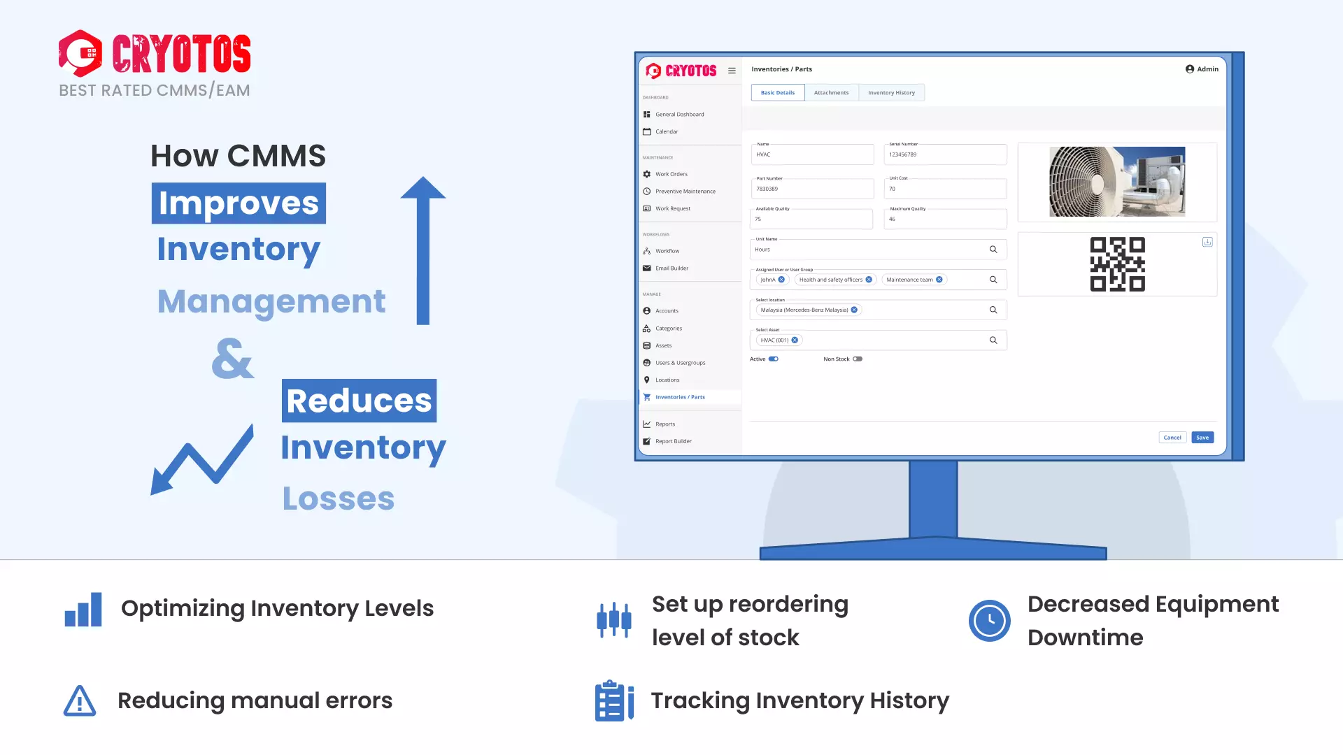 CMMS Effectiveness in Inventory Management