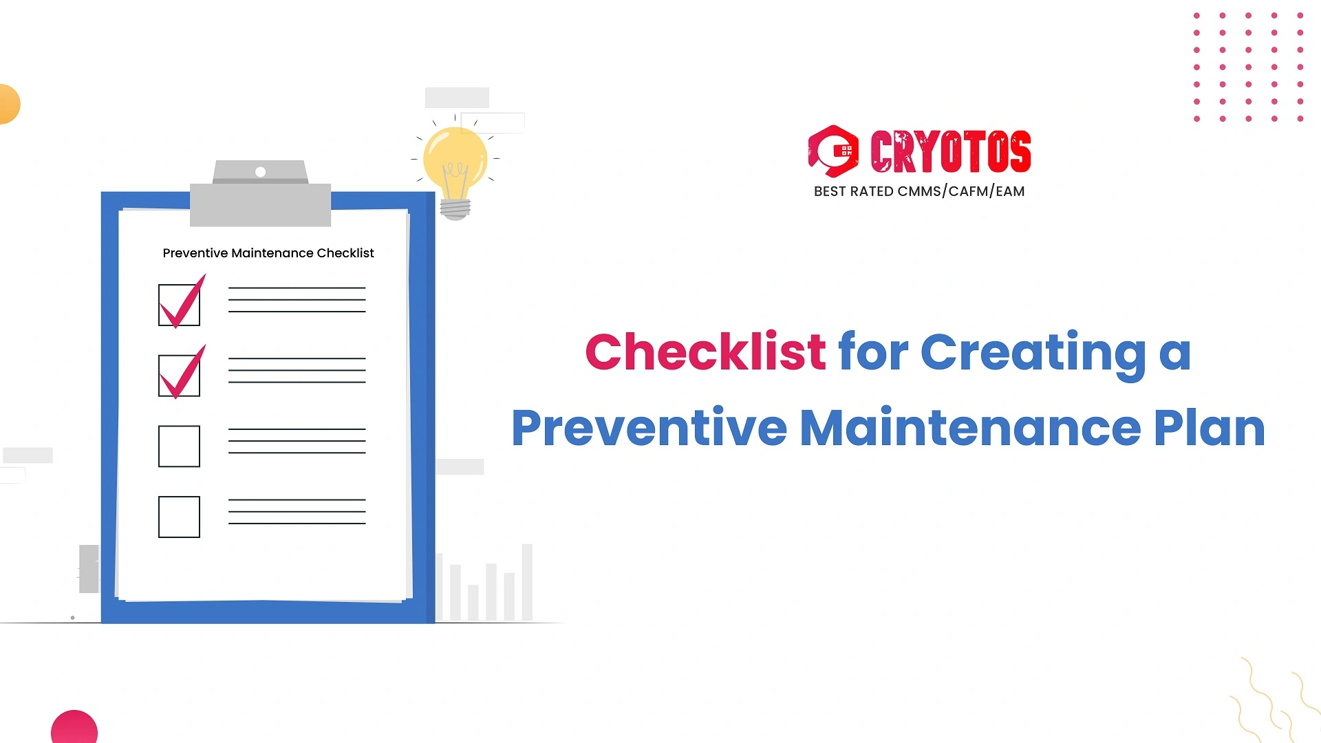 Free Maintenance Checklist | Start Optimizing Your Maintenance Strategies