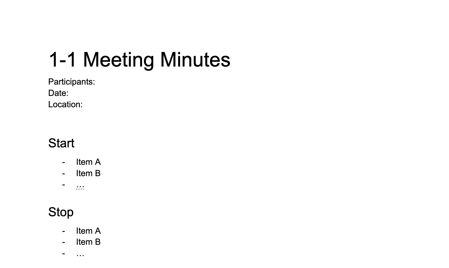 How to Take Meeting Minutes in One-on-one Meetings