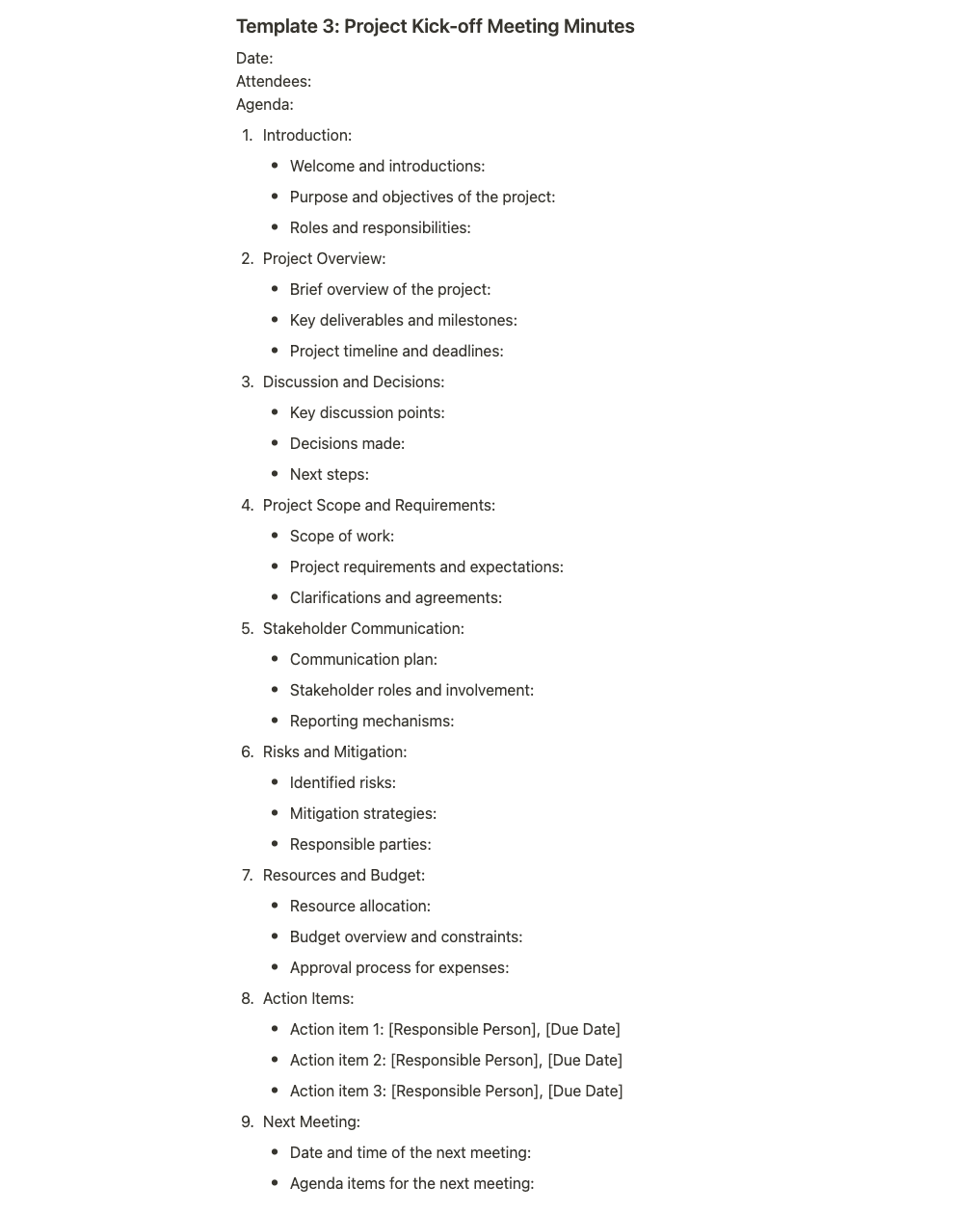 How to Write a Meeting Summaries and Meeting Minutes (+Examples ...